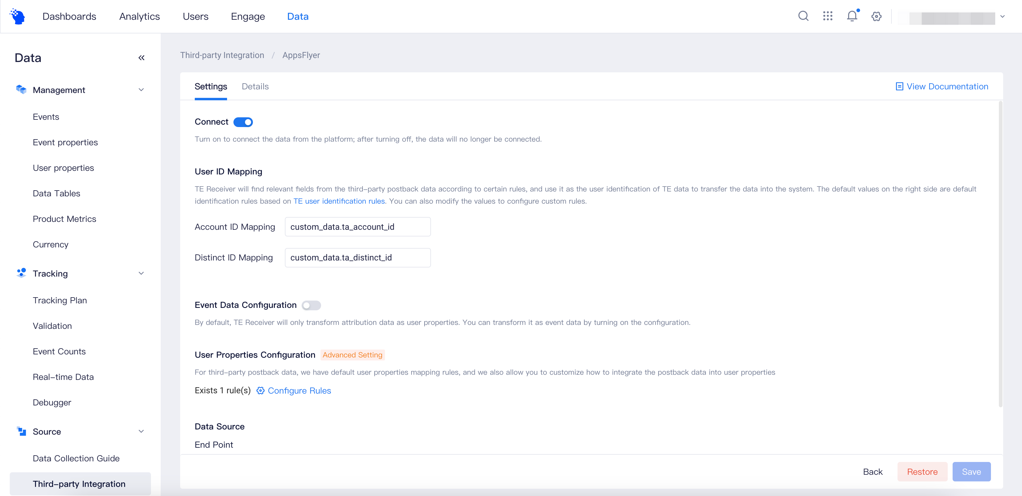 AppsFlyer Integration Solution | ThinkingData