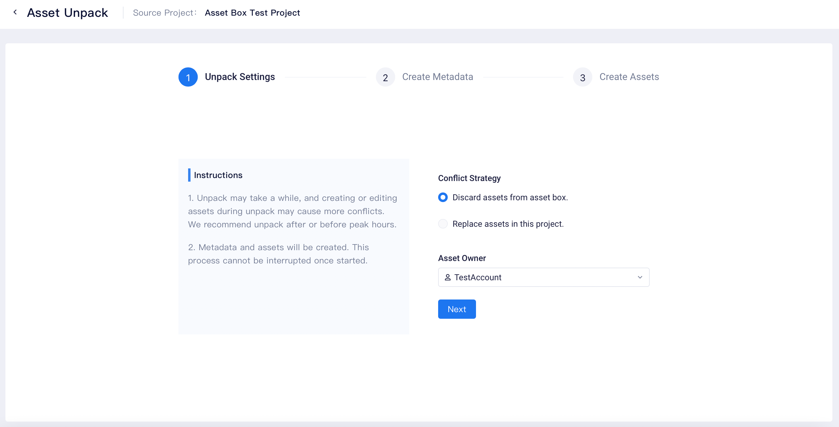 Asset Box Management | ThinkingData